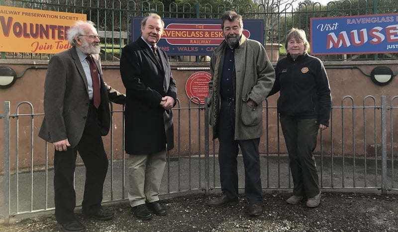 Transport Trust ‘Red Wheel’ Plaque awarded to Ravenglass & Eskdale ...