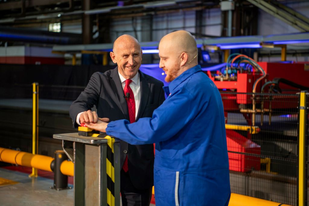 King Charles III visits BAE Systems to welcome UK’s latest submarine ...